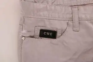 Costume National C'n'c Cotton Blend Slim Fit Jeans