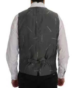 Dolce & Gabbana Staff Cotton Rayon Vest - Gray