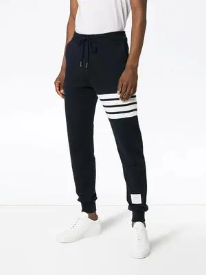 Thom Browne 4-bar Stripe Track Pants - Navy