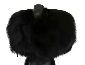 Dolce & Gabbana Silver Fox Fur Scarf