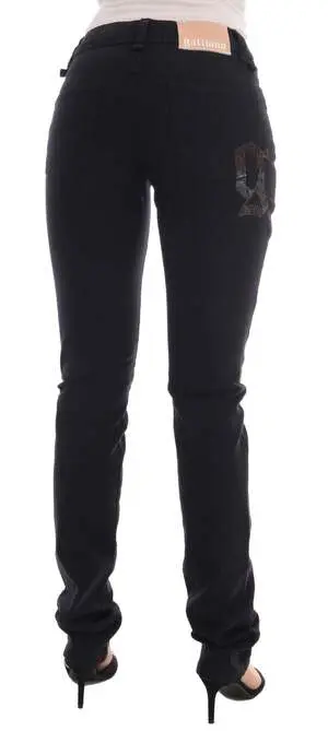 John Galliano Cotton Stretch Jeans - Black