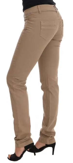 Costume National C’n’c Cotton Stretch Slim Fit Jeans - Beige
