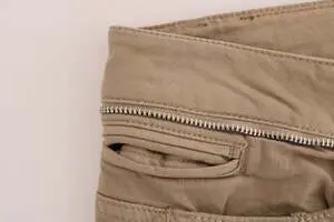 Costume National C’n’c Cotton Stretch Slim Fit Jeans - Beige