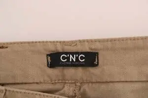 Costume National C’n’c Cotton Stretch Slim Fit Jeans - Beige