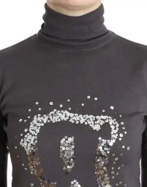 John Galliano Turtleneck Virgin Wool Jumper - Brown