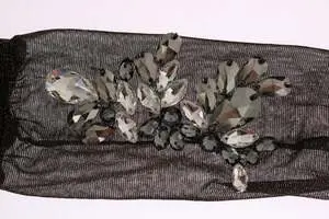 Dolce & Gabbana Floral Crystal Embellished Stockings
