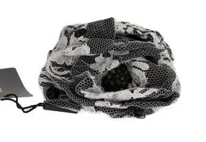 Dolce & Gabbana Floral Lace Crystal Hair Claw - White