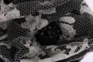 Dolce & Gabbana Floral Lace Crystal Hair Claw