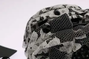 Dolce & Gabbana Floral Lace Crystal Hair Claw