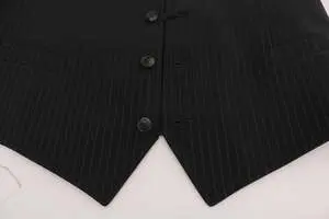 Dolce & Gabbana Staff Striped Vest - Gray