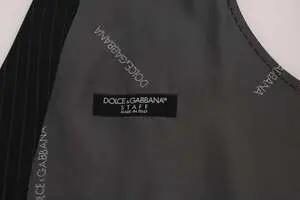 Dolce & Gabbana Staff Striped Vest - Gray
