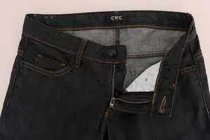 Costume National Classic Fit Dark Wash Denim Jeans