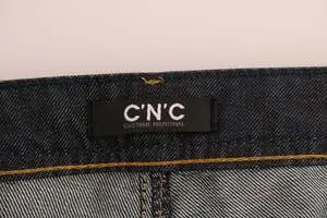 Costume National Classic Fit Dark Wash Denim Jeans