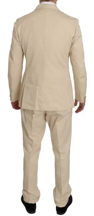 ROMEO GIGLI Two Piece 3 Button Cotton Solid Suit