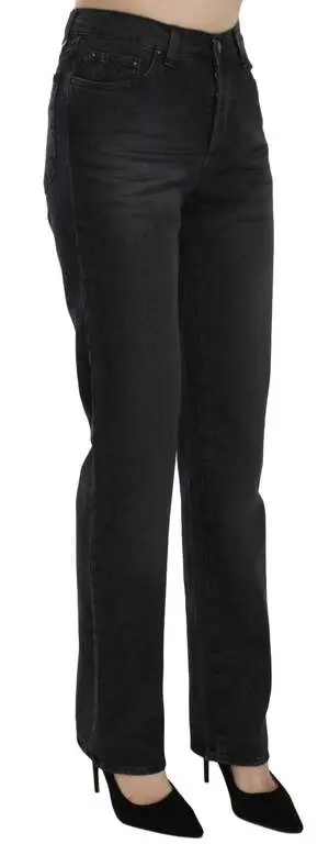 Just Cavalli High Waist Straight Leg Jeans