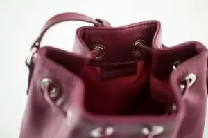 LA ROSE Leather Satchel - Blue