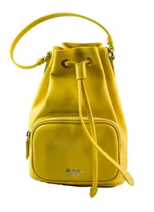 LA ROSE Leather Satchel - Blue