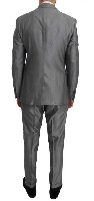 Dolce & Gabbana Stretch Crystal Bee Slim Fit Suit