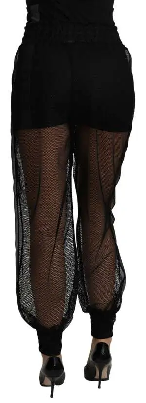 Dolce & Gabbana High Waist See Through Jogger