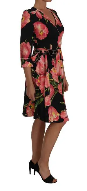Dolce & Gabbana Printed Stretch Shift Dress