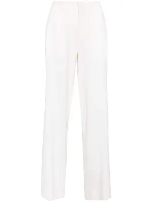 PAROSH High-waist Wide-leg Trousers - Blu