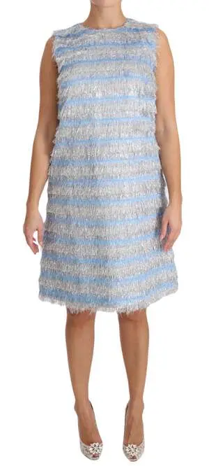 Dolce & Gabbana Shift Gown Dress - Blue