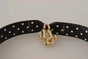 Dolce & Gabbana Python Leather Shoulder Strap With Crystals - Red