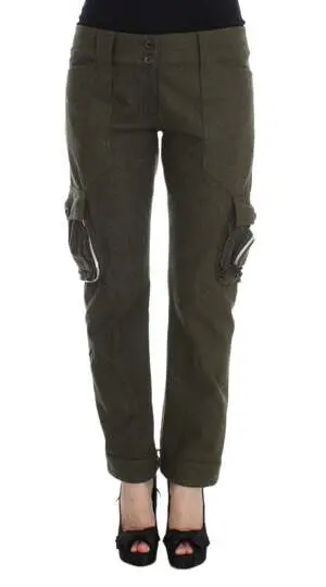 Ermanno Scervino Wool Blend Cargo Pants