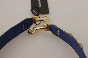 Dolce & Gabbana Exotic Leather Shoulder Strap With Crystals