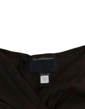 Roberto Cavalli Keyhole Virgin Wool Sweater - Brown