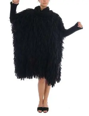 Dolce & Gabbana Fringes Wool Pullover Sweater