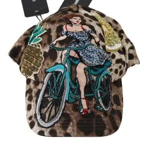 Dolce & Gabbana Leopard Print Baseball Hat With Appliques