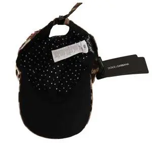 Dolce & Gabbana Leopard Print Baseball Hat With Appliques