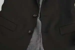 Dolce & Gabbana Wool Crystal Bee Slim Fit Martini - Brown
