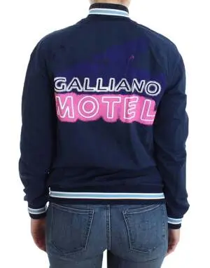 John Galliano Zip Cotton Cardigan