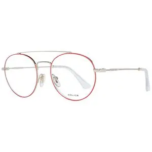 POLICE Aviator Full Rim Metal & Plastic Eyeglasses - Red