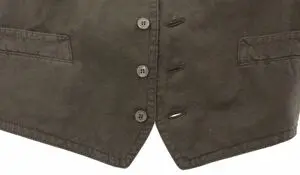 Dolce & Gabbana Flax Cotton Dress Vest - Black
