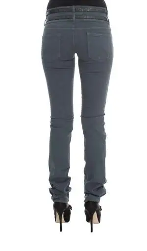John Galliano Slim Fit High Rise Jeans