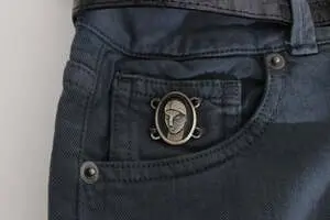 John Galliano Slim Fit High Rise Jeans