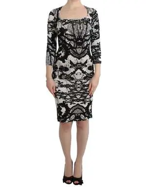 Roberto Cavalli Just Printed Sheath Dress