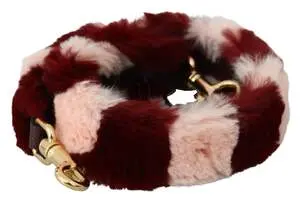 Dolce & Gabbana Lapin Fur Accessory Shoulder Strap - Red
