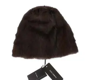 Dolce & Gabbana Weasel Fur And Cashmere Beanie