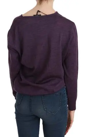 Byblos V-neck Long Sleeve Pullover Top