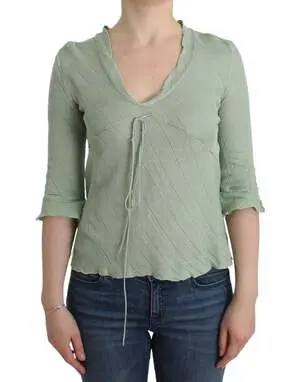 Ermanno Scervino Knit 3/4 Sleeve Top