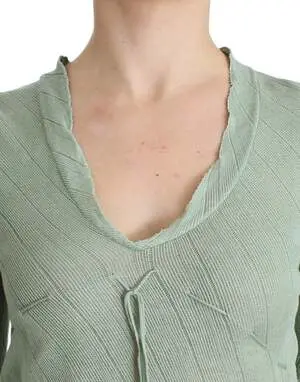 Ermanno Scervino Knit 3/4 Sleeve Top