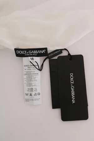 Dolce & Gabbana Daisy Applique Silk Shirt