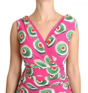 Dolce & Gabbana Sleeveless Stretch Silk Top