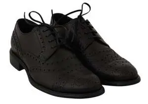 Dolce & Gabbana Leather Wingtip Oxford Dress Shoes