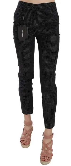 Dolce & Gabbana Polka Dot Capri Trousers - Red
