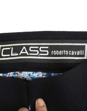 Roberto Cavalli Wool Pencil Skirt